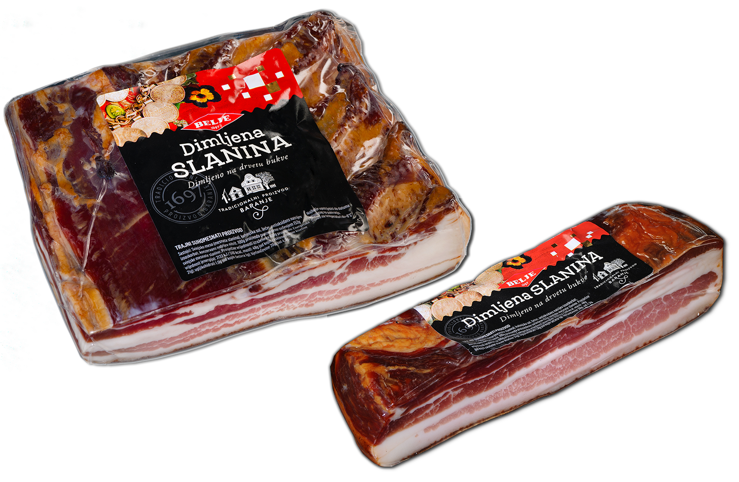 Dimljena slanina - Belje
