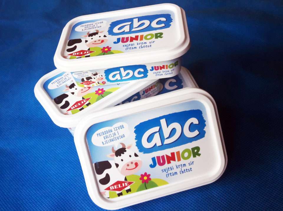 ABC svježi krem sir Junior - da mali postanu veliki - Belje
